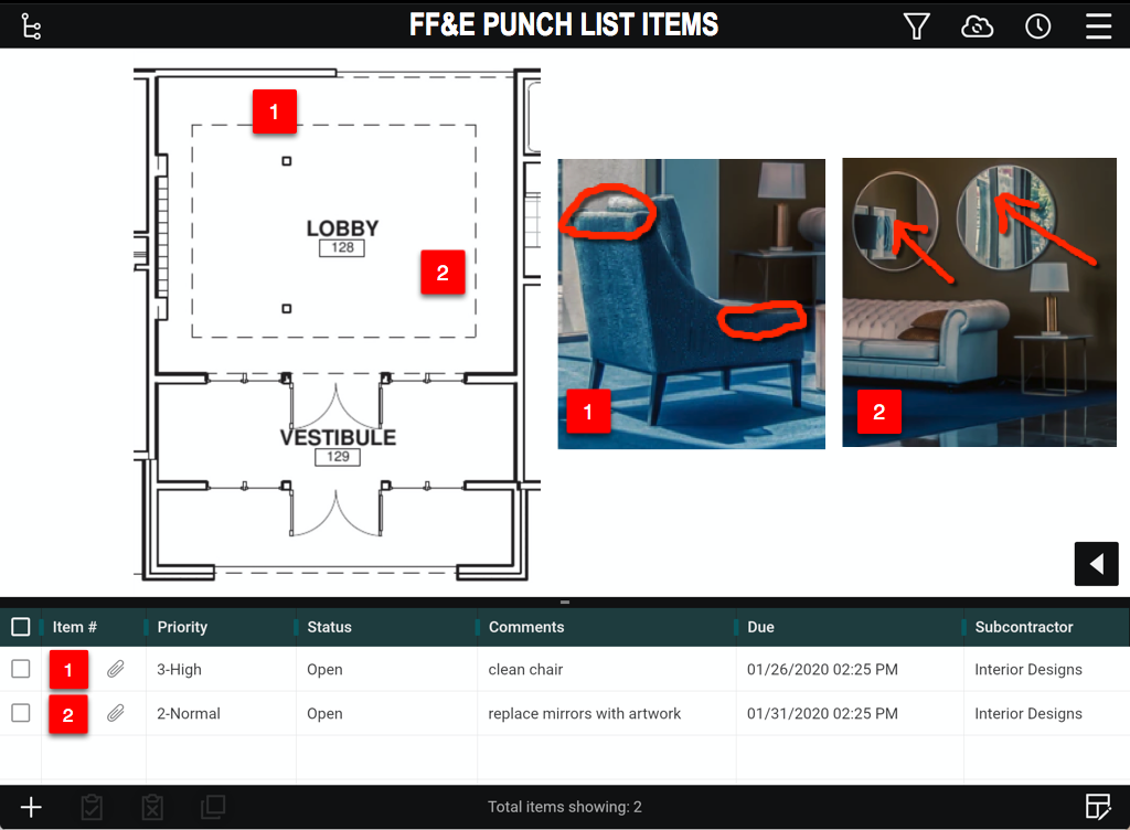Inventory/FF&E/Remediation | FinishLine Software